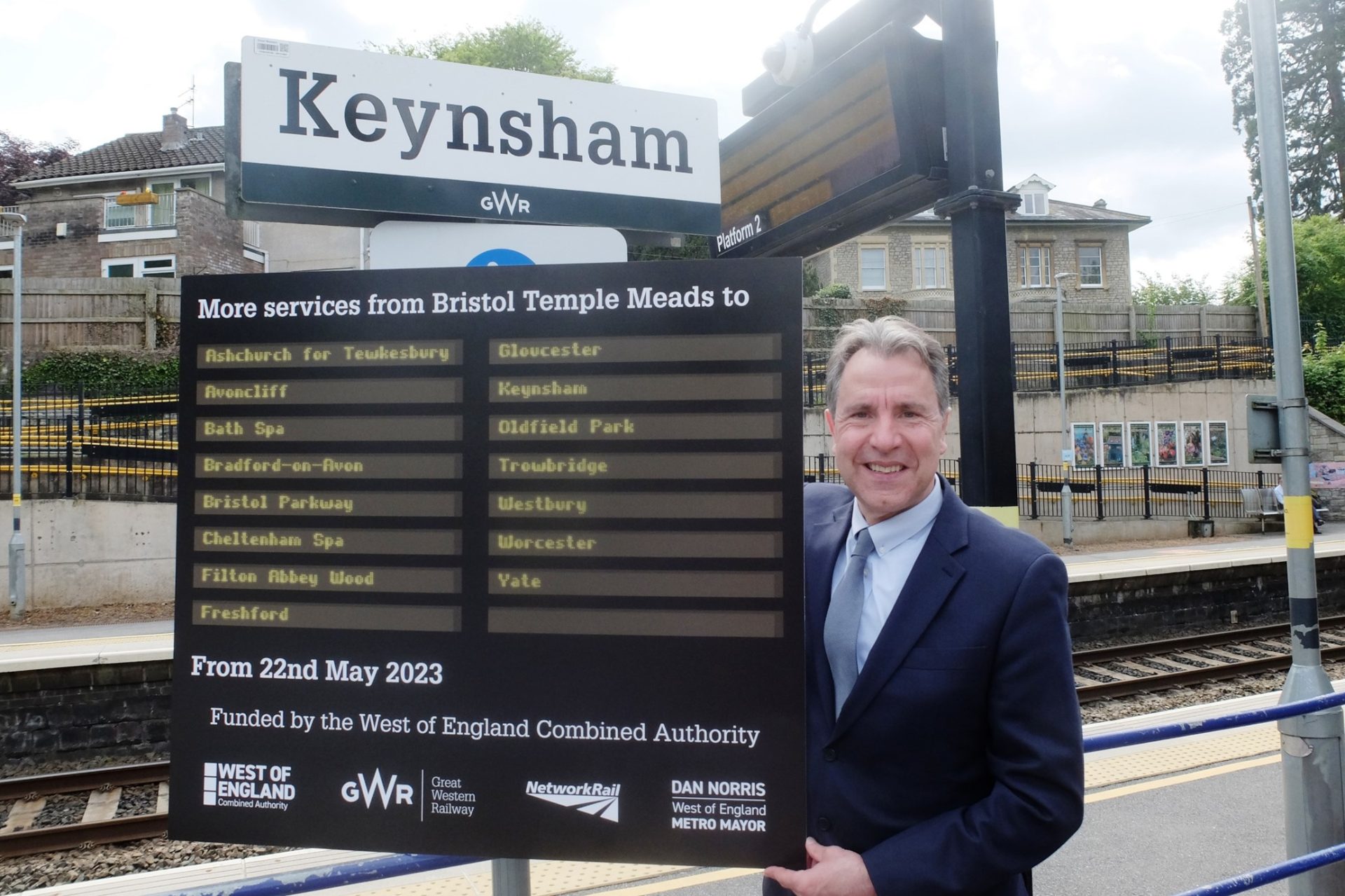 More frequent trains at Keynsham station - Keynsham Voice