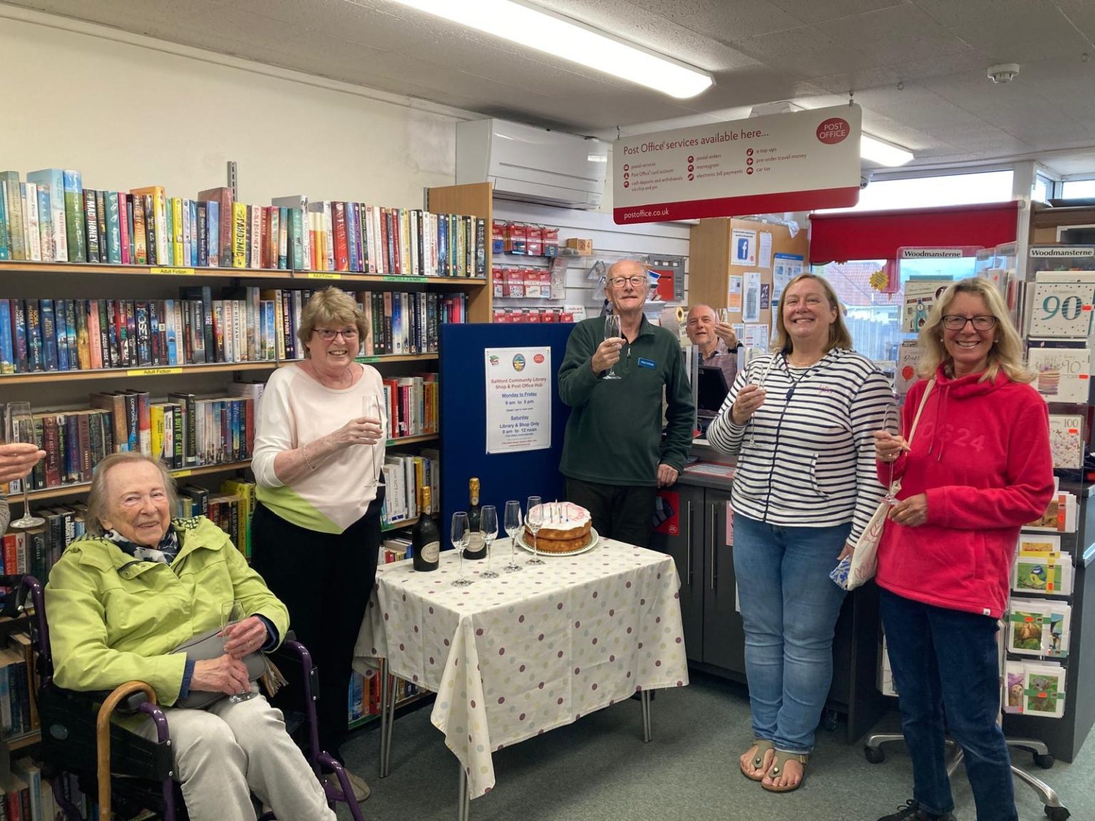 Saltford Post Office and library hub celebrates anniversary - Keynsham ...